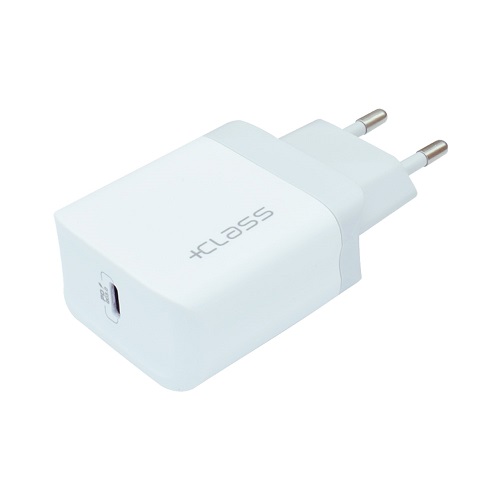 KUĆNI PUNJAČ +CLASS USB-C PD 20W BRZI 220V BIJELI – Bagatela